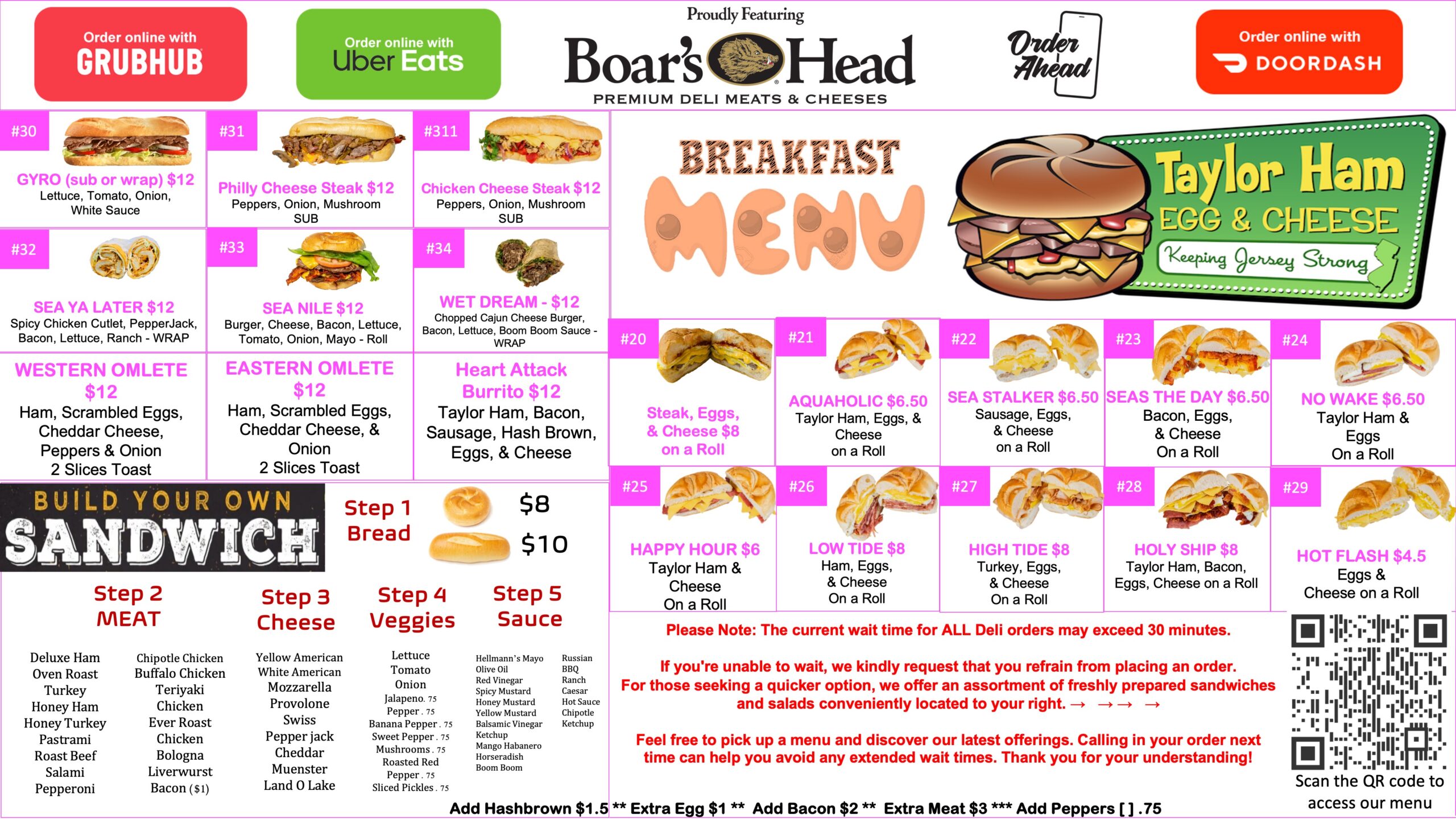 Menu - Jefferson Market